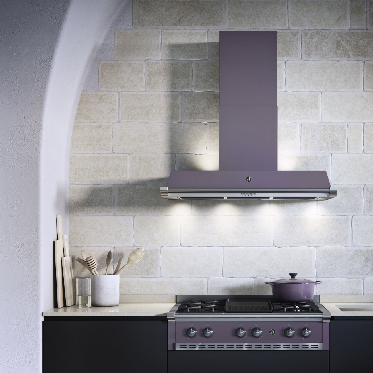 ASCOT 90 COOK TOP | Steel Cucine