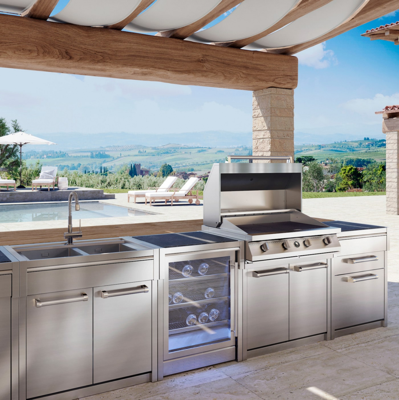SWING 90 SINK | Steel Cucine